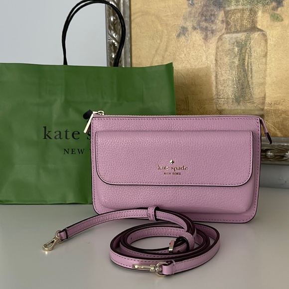 kate spade | Bags | Nwt Kate Spade Leila Small Pebbled Leather ...